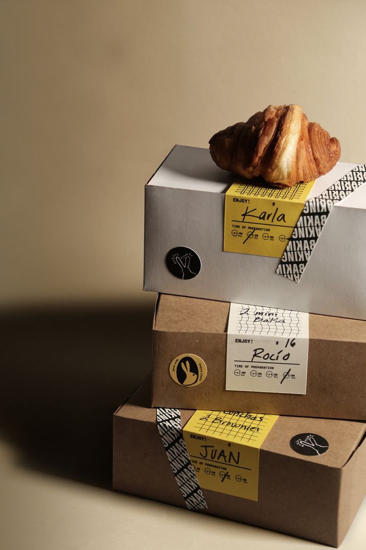21 Ide/ Contoh Desain Kemasan Kardus Roti