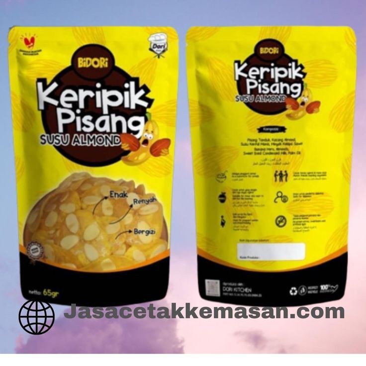 35 Ide/ Contoh Desain Kemasan Keripik Pisang