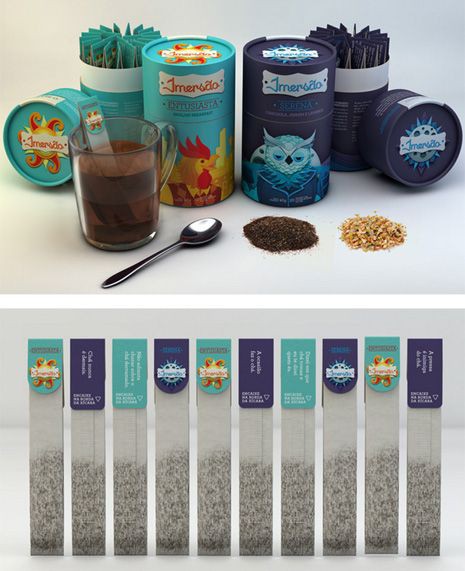 22 Ide/ Contoh Desain Kemasan Teh Celup