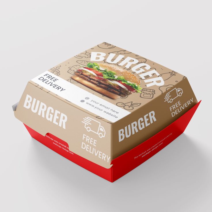 28 Ide dan Contoh Desain Kemasan Burger