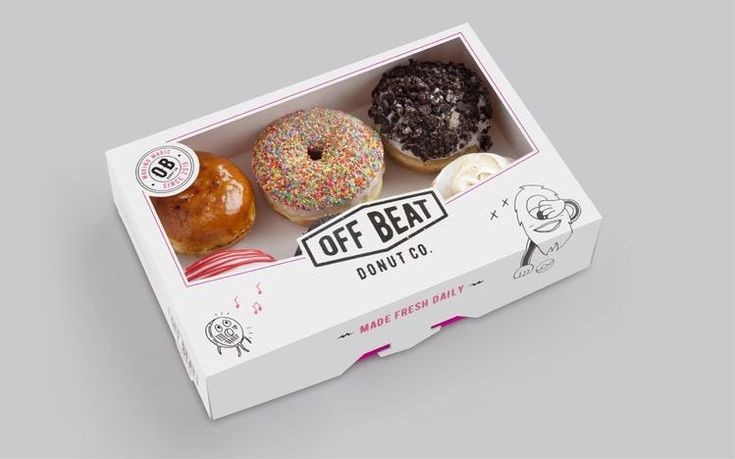 26 Ide/ Contoh Desain Kemasan Donat
