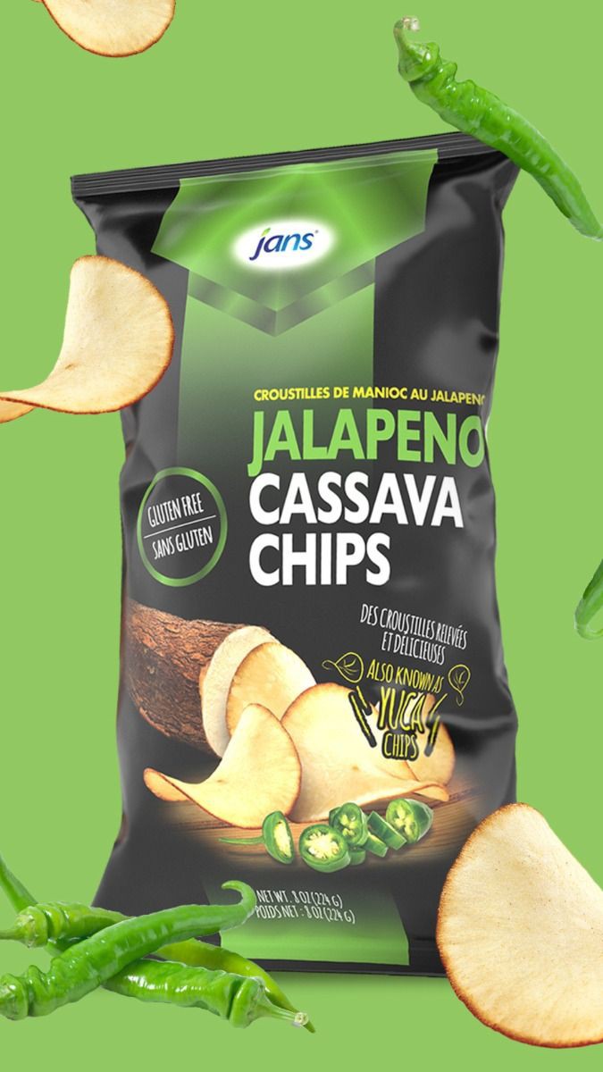 17 Ide/ Contoh Desain Kemasan Keripik Singkong